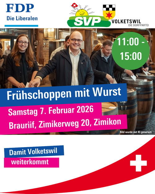 FDP.Die Liberalen Volketswil - News detail
